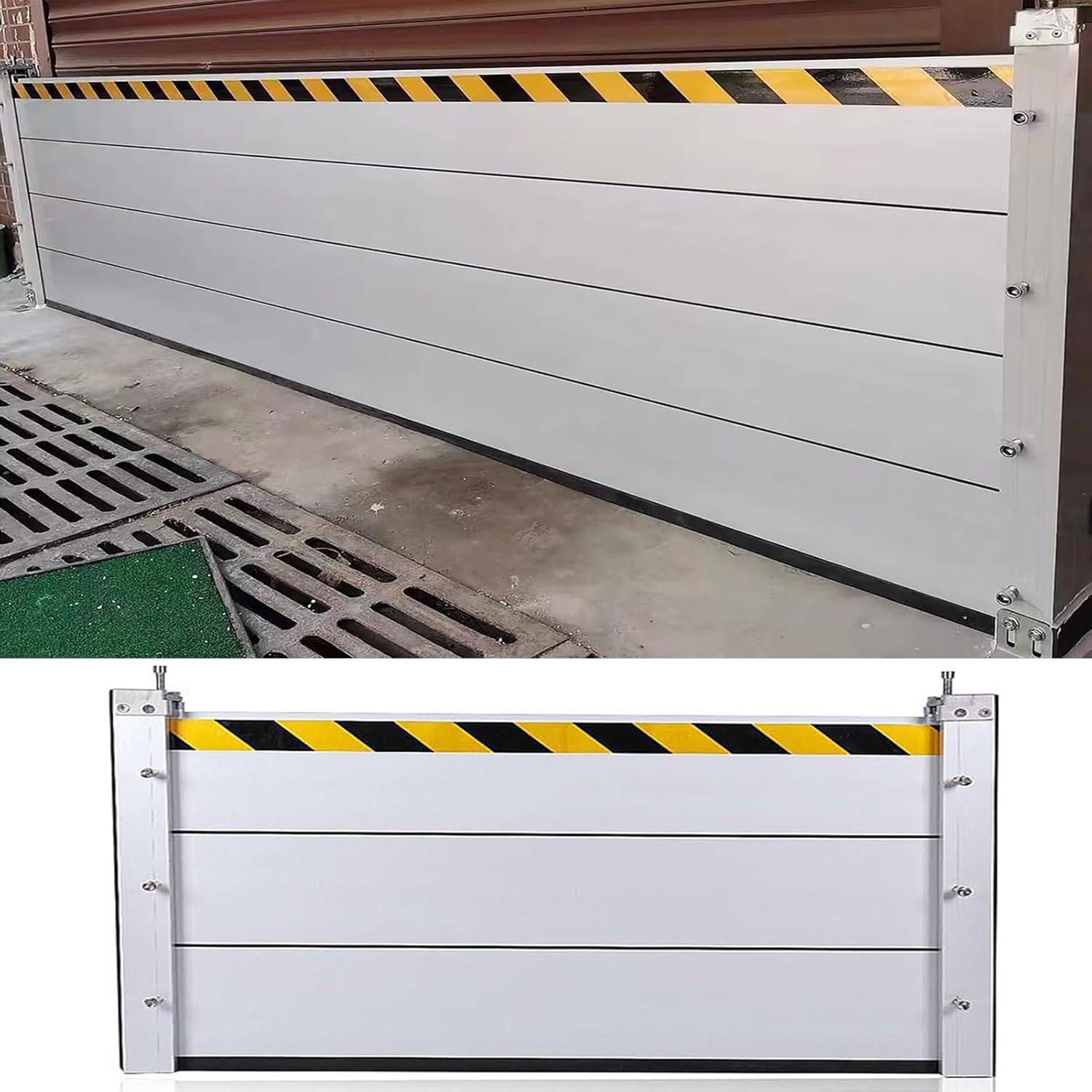 Amazon.com: akcky Reusable Heavy Duty Aluminum Flood Water Barrier Door ...