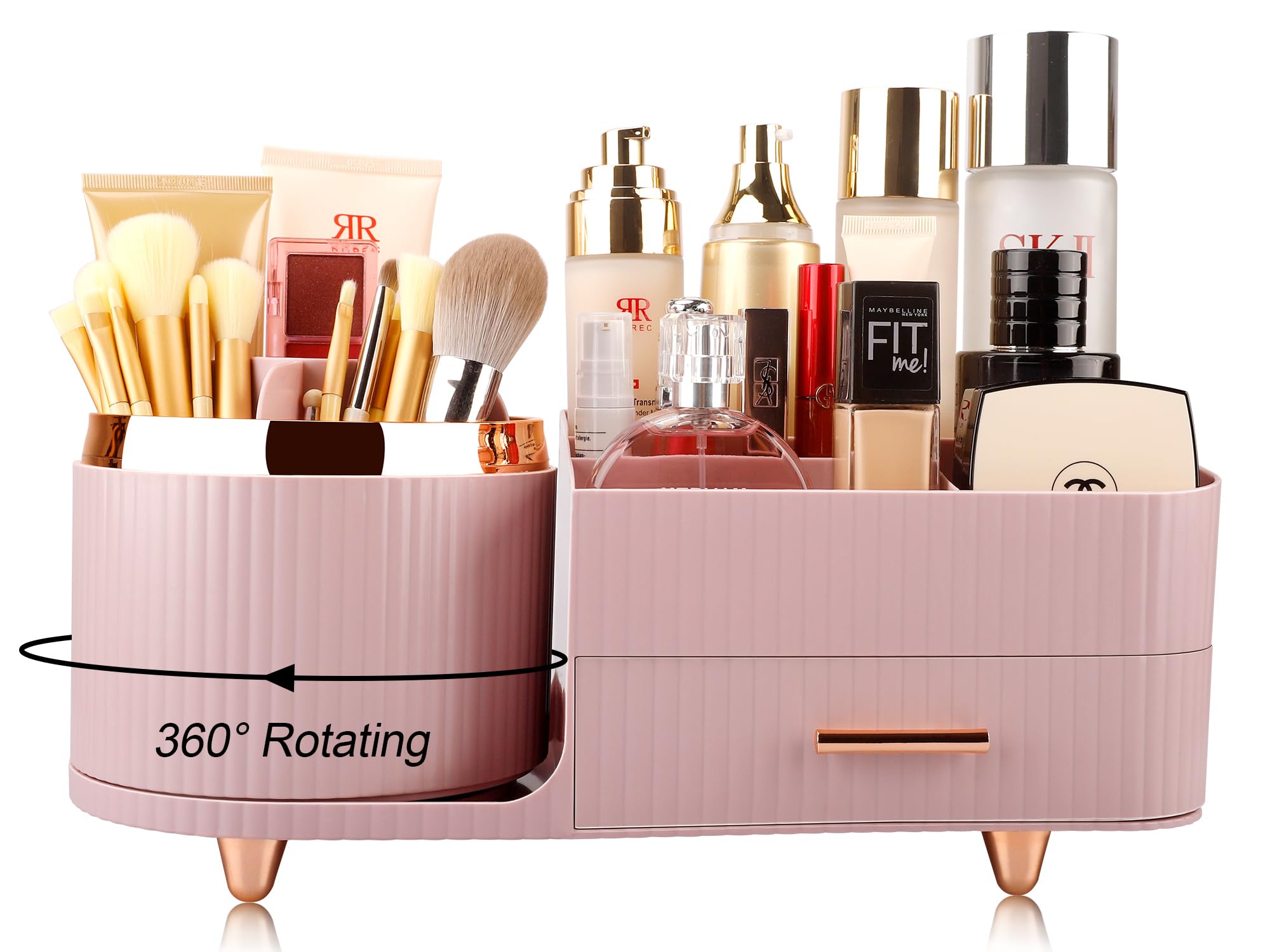 Amazon.com: Molutsody Makeup Organizer for Vanity, Cosmetic Display ...