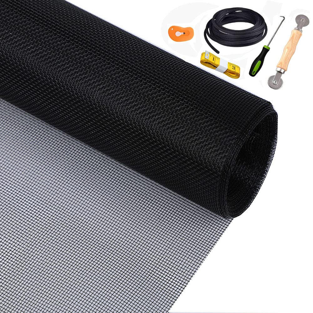 Buy Screen Repair Kit for Window or Door, Adjustable Fiberglass Screens ...
