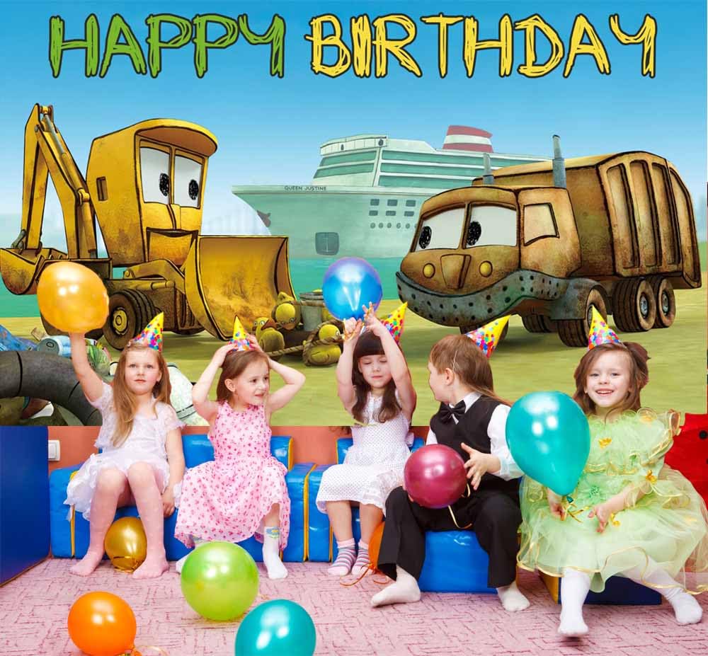 Snapklik.com : The Stinky & Dirty Backdrop For Birthday Baby Shower ...