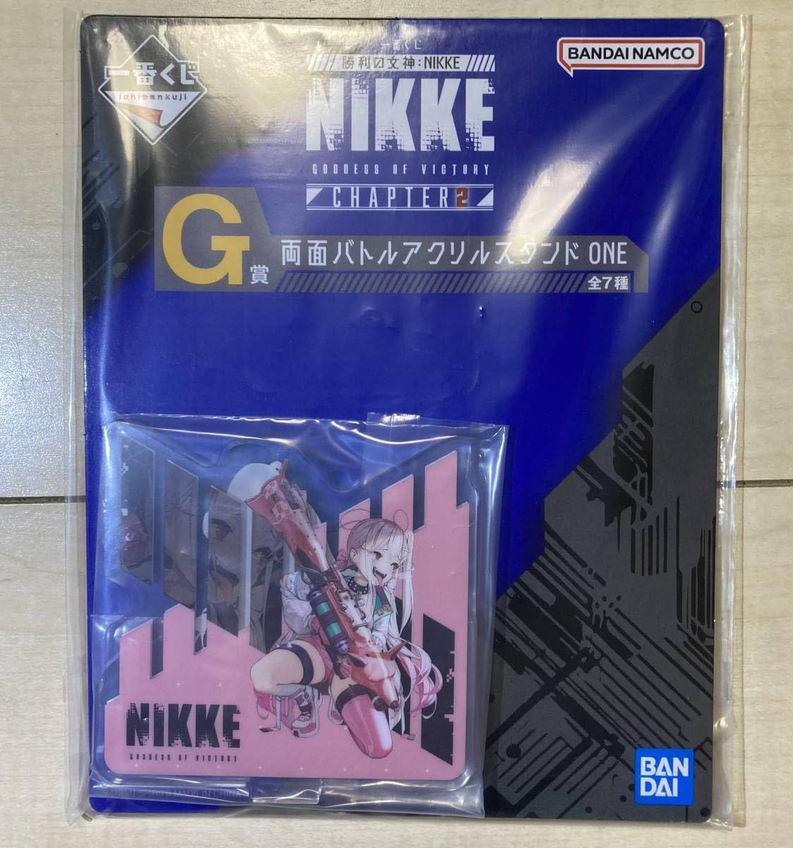 Amazon.co.jp: 一番くじ 勝利の女神NIKKE G賞 両面バトルアクリルスタンド ONE ジャッカル : おもちゃ