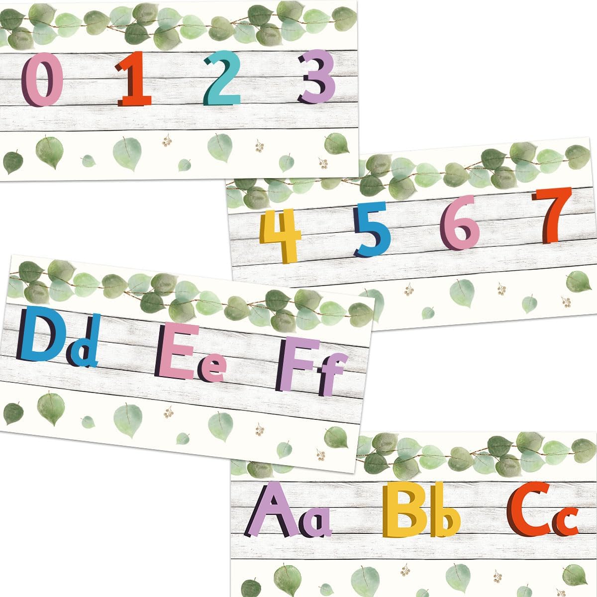 Amazon.com : 25 Pieces Number Line for Classroom Wall Number Line ...