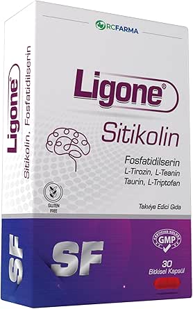 Ligone Sitikolin, Fosfatidilserin 30 Kapsül : Amazon.com.tr: Sağlık ve ...