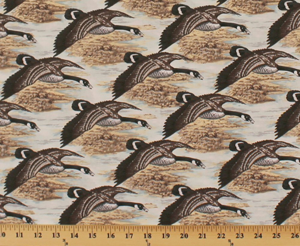 Amazon.com: 1/2 Yard - Duck Hunting"Nostalgic Hunt" Cotton Fabric ...