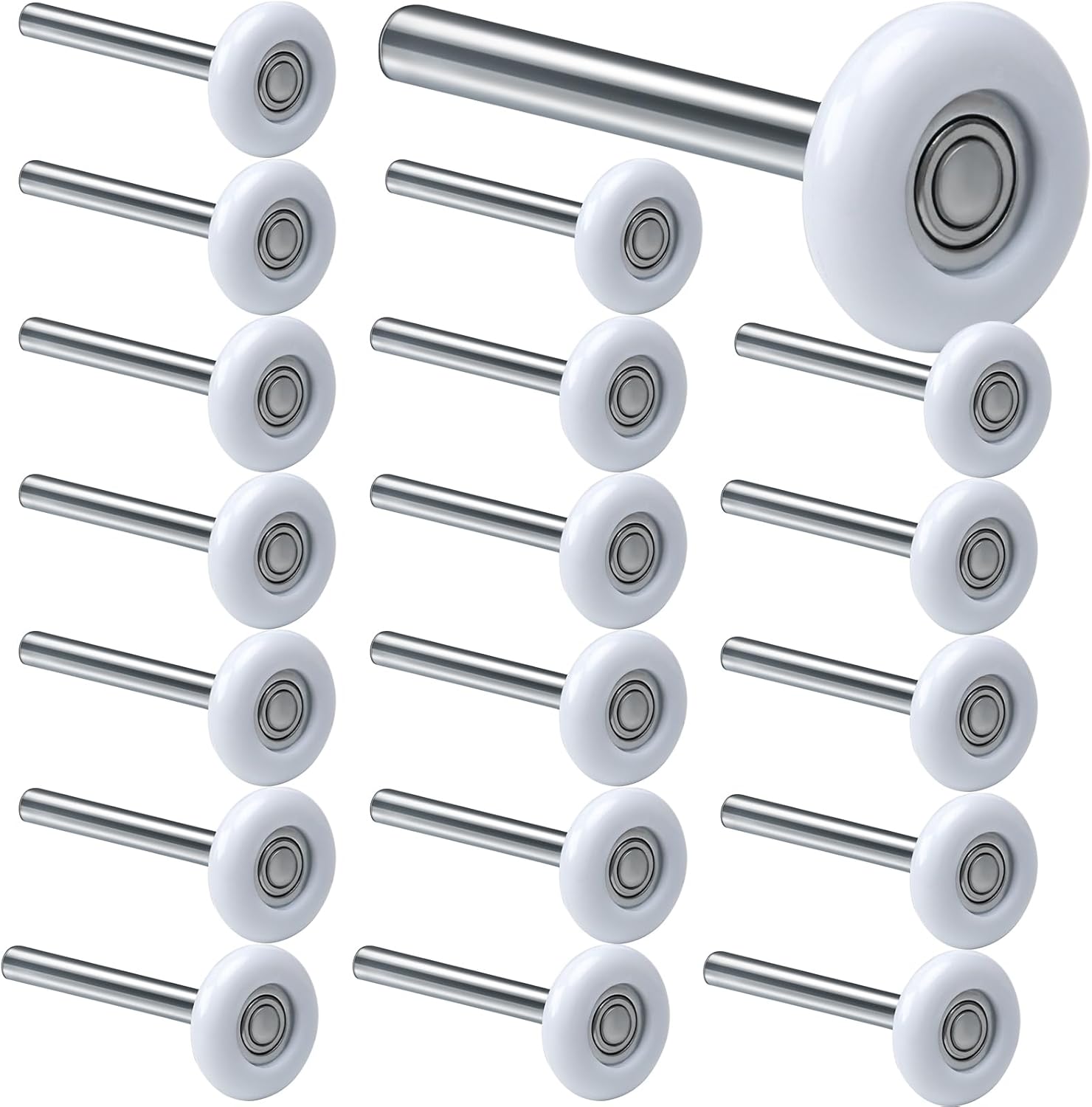 Amazon.com: HOZEON 20 Pack 2 Inches Garage Door Rollers, Sealed 6200ZZ ...
