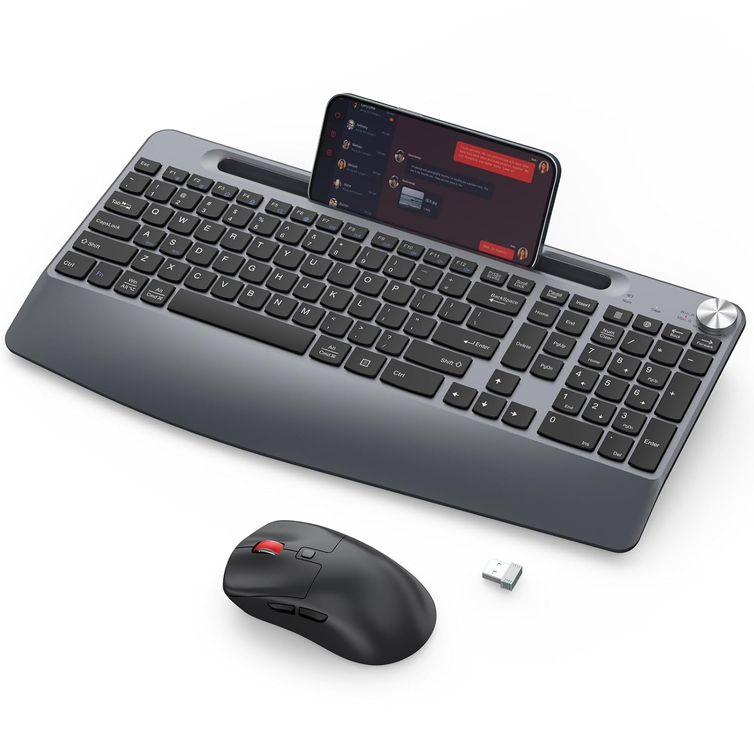 Amazon.in: Buy GAMCATZ Wireless Keyboard and Mouse - Full-Sized ...