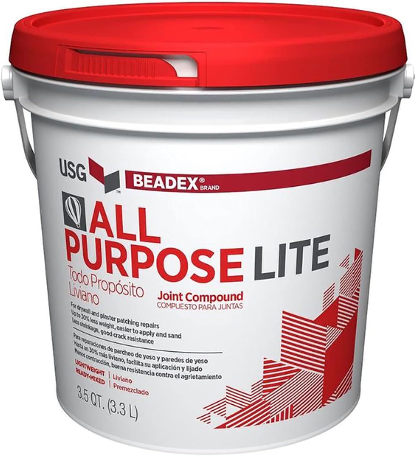 Usg™ 384015-rdc26 Beadex® Lite All Purpose Joint Compound, 3.5 Qt ...