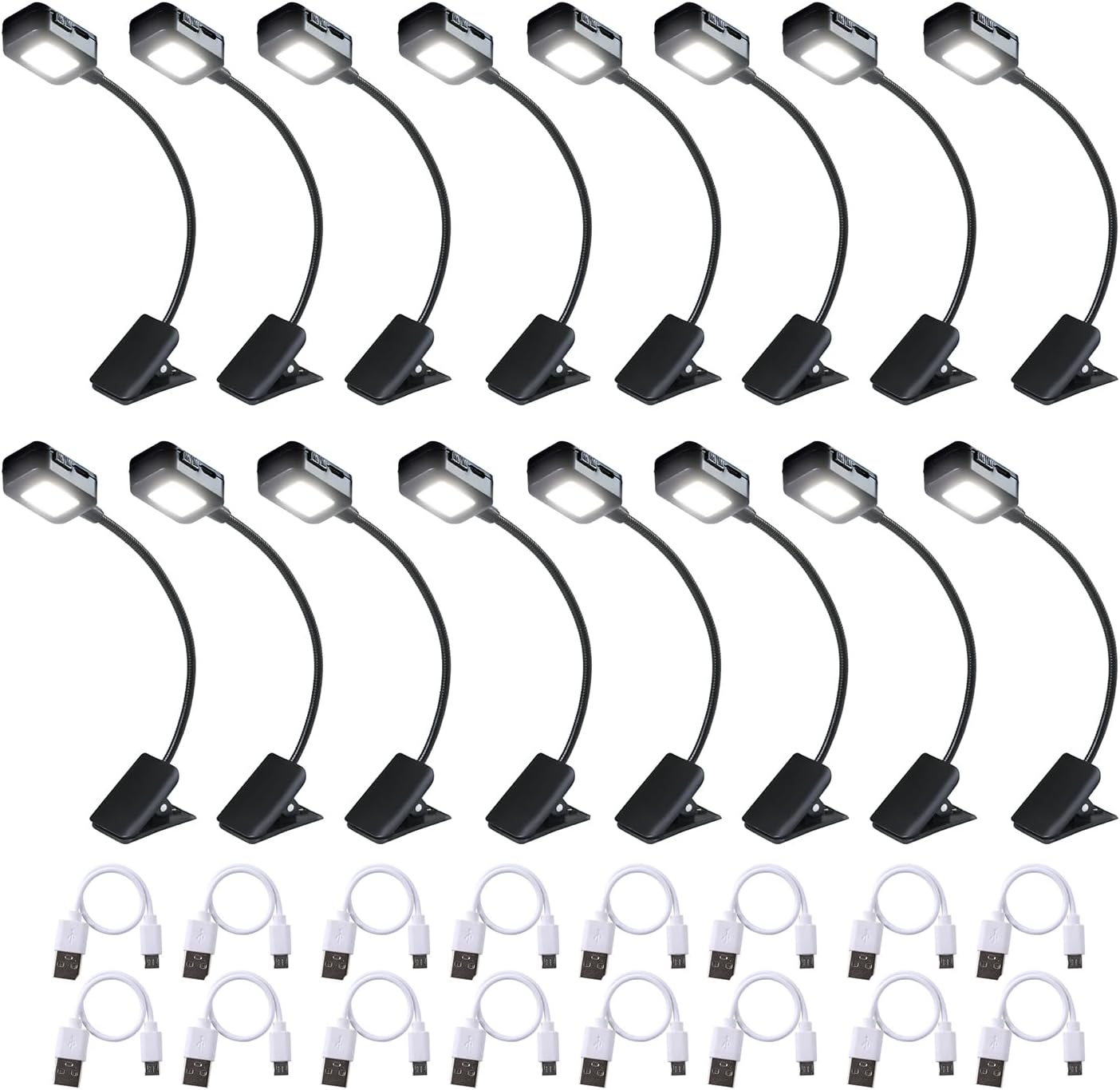 KunHe Rechargeable Book Lights for Reading at Night Small Book Light ...