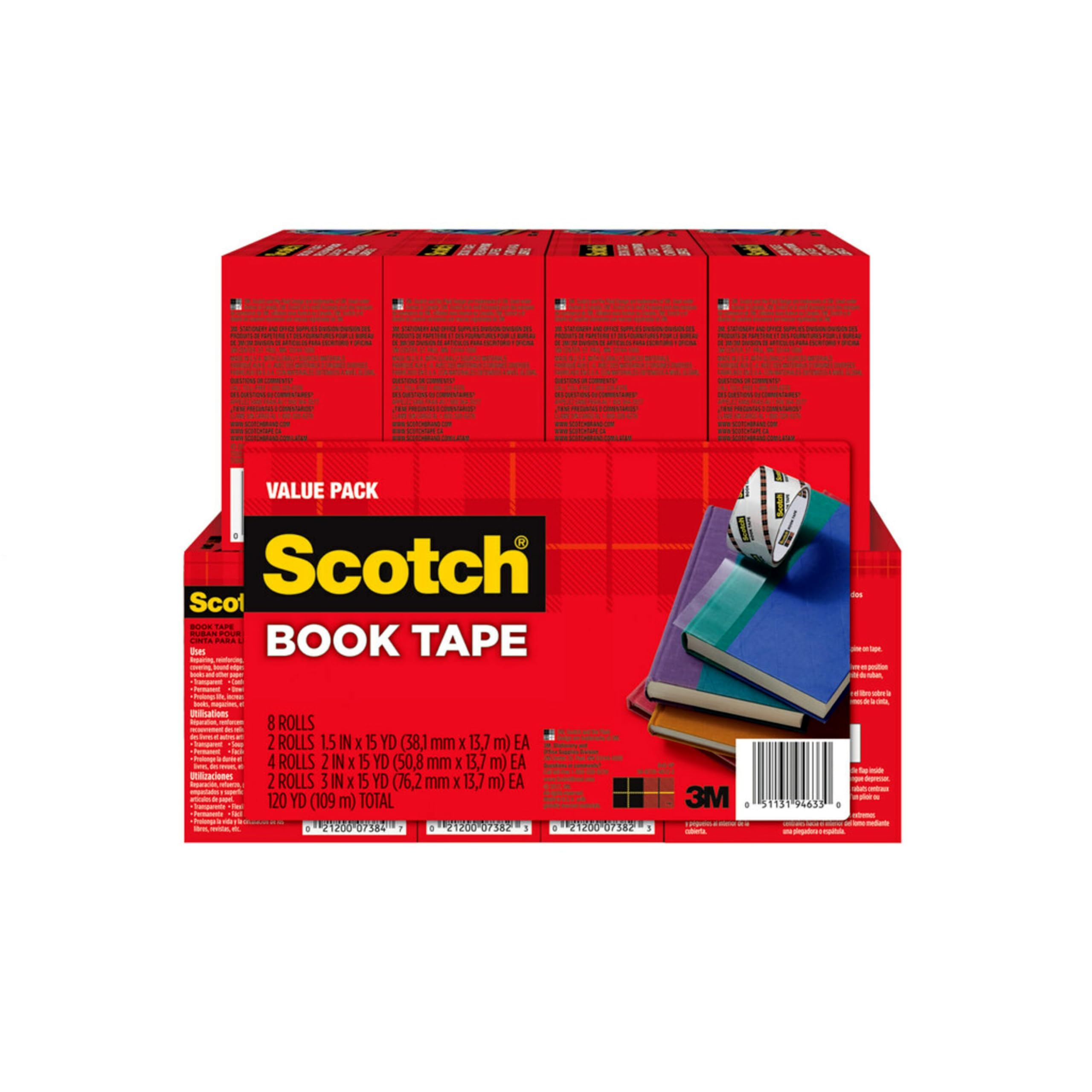 Scotch® Book Tape Value Pack 845-VP : Amazon.ca: Office Products
