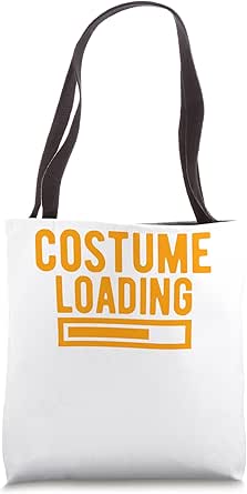 Amazon.com: Costume Loading Funny Halloween Tote Bag : Clothing, Shoes ...