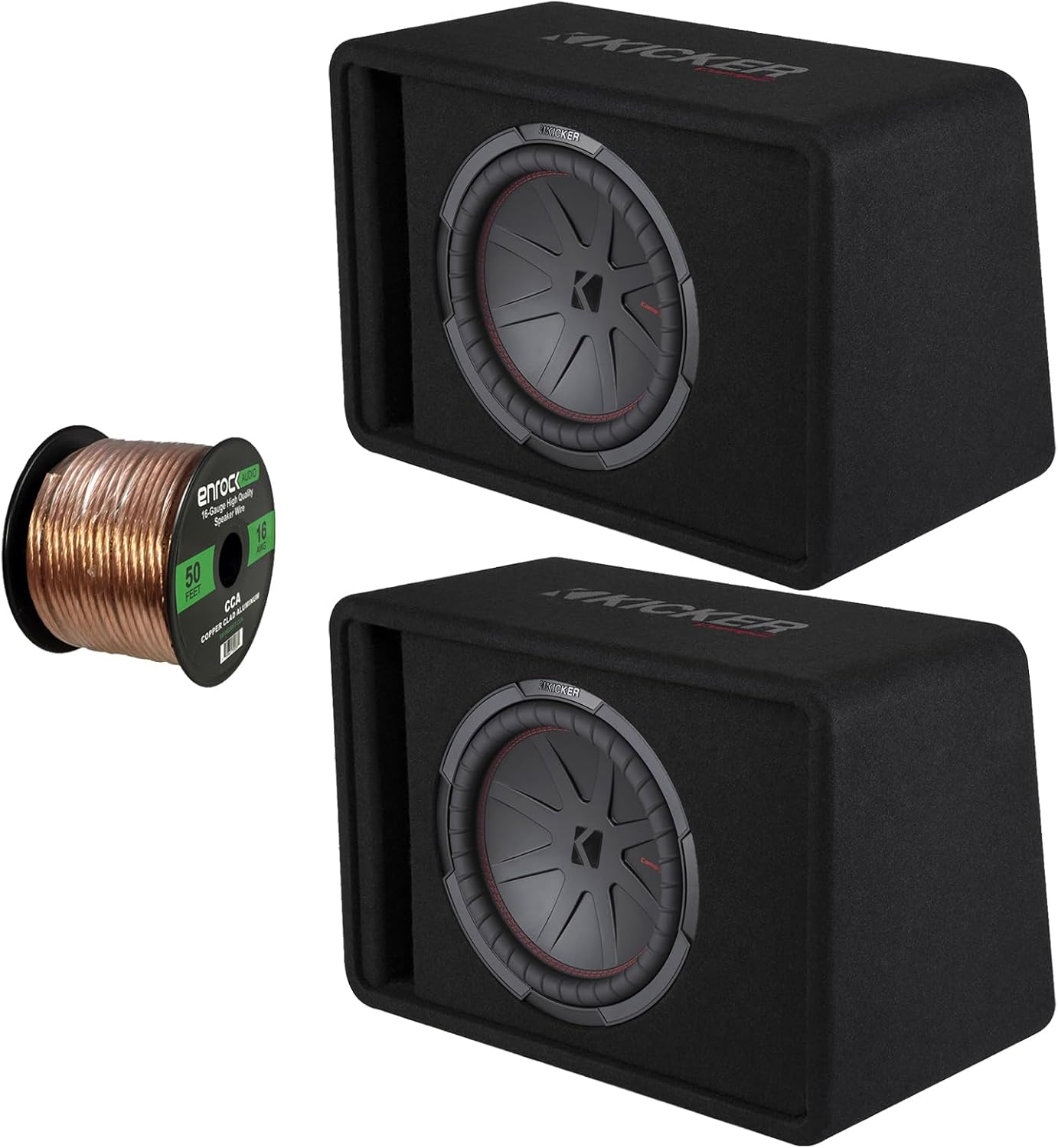 Amazon.com: Pair (Qty 2) of Kicker Comp R 12" 1000 Watt Peak Power 2 ...