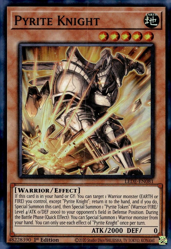 Amazon.com: Pyrite Knight - LEDE-EN081 - Super Rare - 1st Edition ...