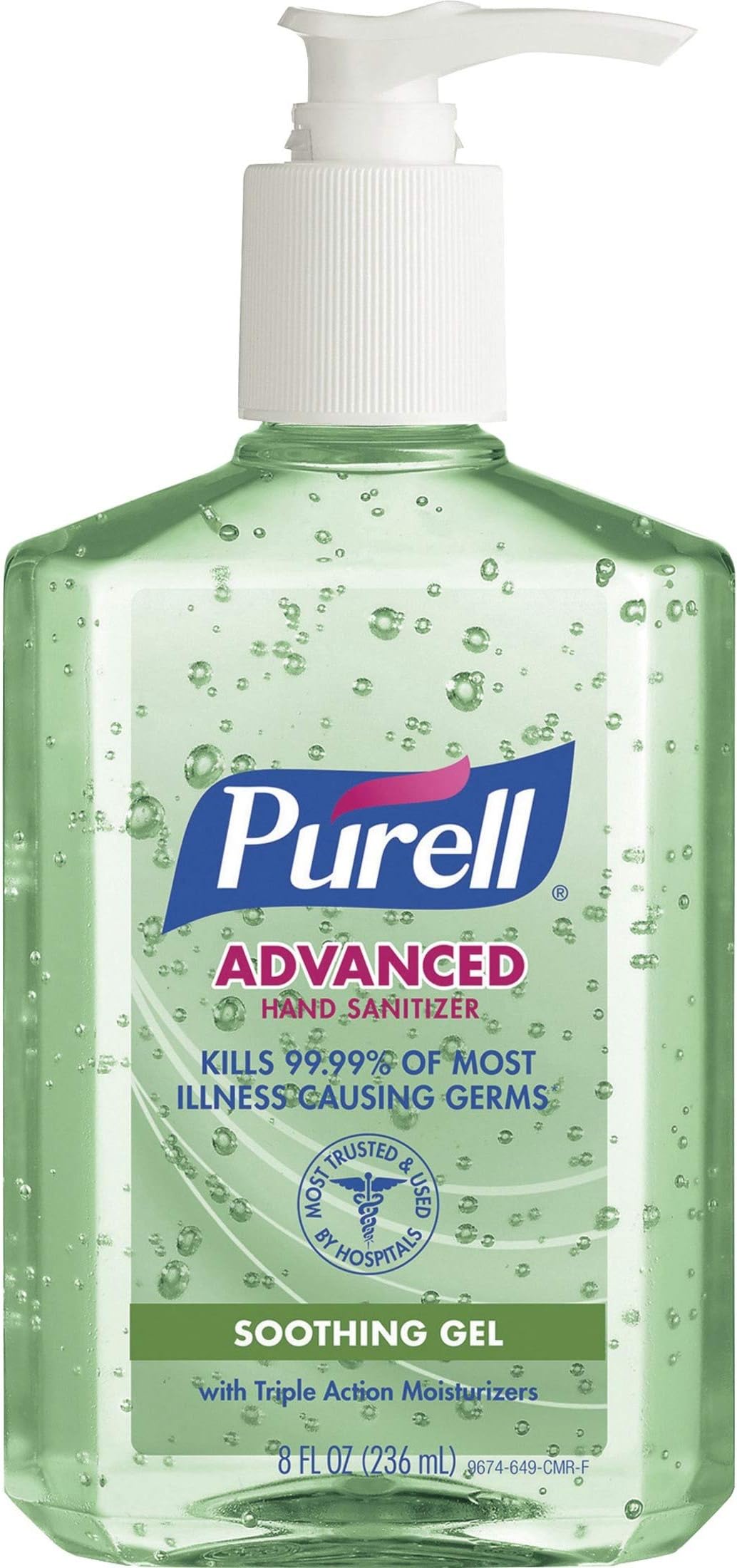 Amazon.com: PURELL® Aloe Advanced Hand Sanitizer 8 Fl Oz (Pack of 1 ...