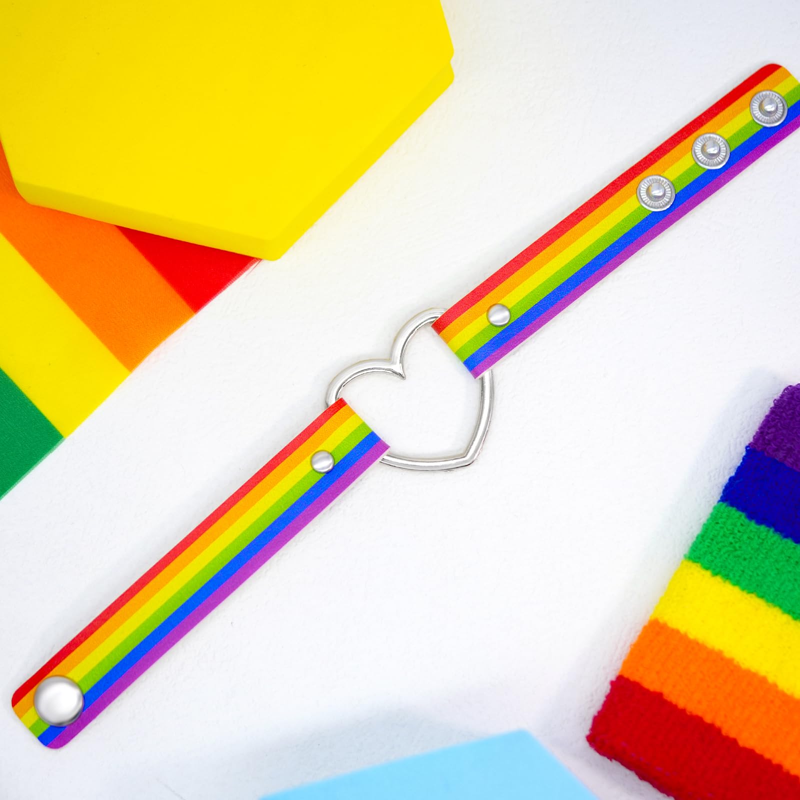 Snapklik.com : Yomlry LGBT Rainbow Pride Bracelet For Women Men ...