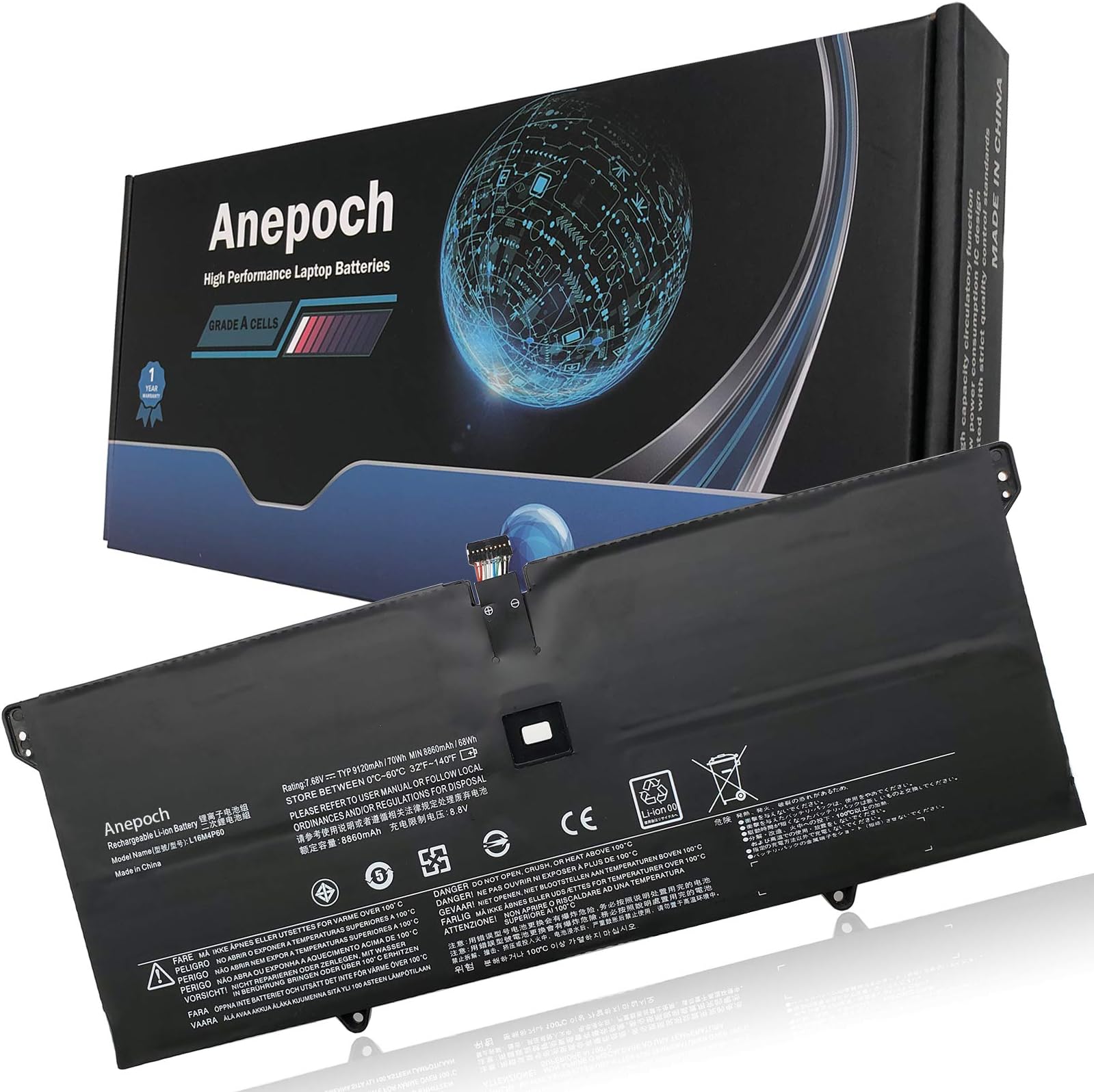 Amazon.com: L16C4P61 L16M4P60 Laptop Battery for Lenovo Yoga 920 920 ...