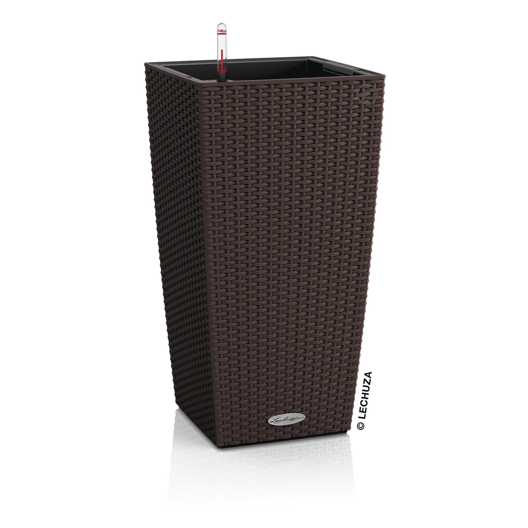 Lechuza Self Watering Plant Pots CUBICO Cottage 40 Large Rattan Look ...