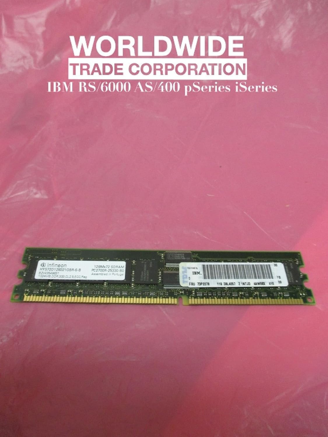 Amazon.com: Genuine IBM 73P2278 1024MB PC2700 333MHz DDR1 SDRAM DIMM ...