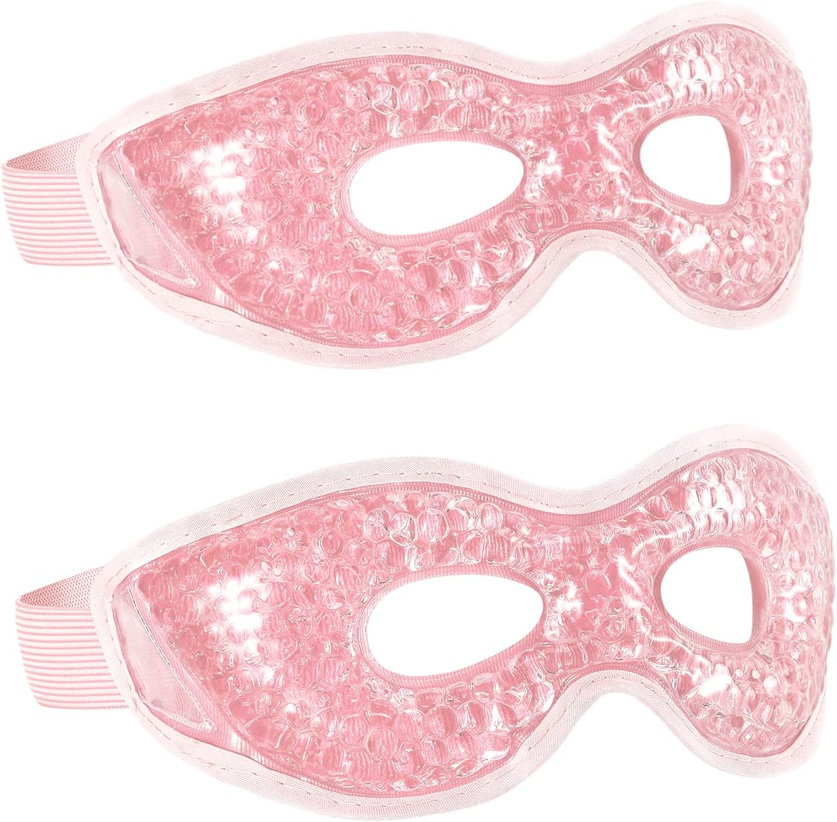 Amazon.com: 2-Pack Cooling Eye Mask - Reusable Gel Cold Eye Mask with ...