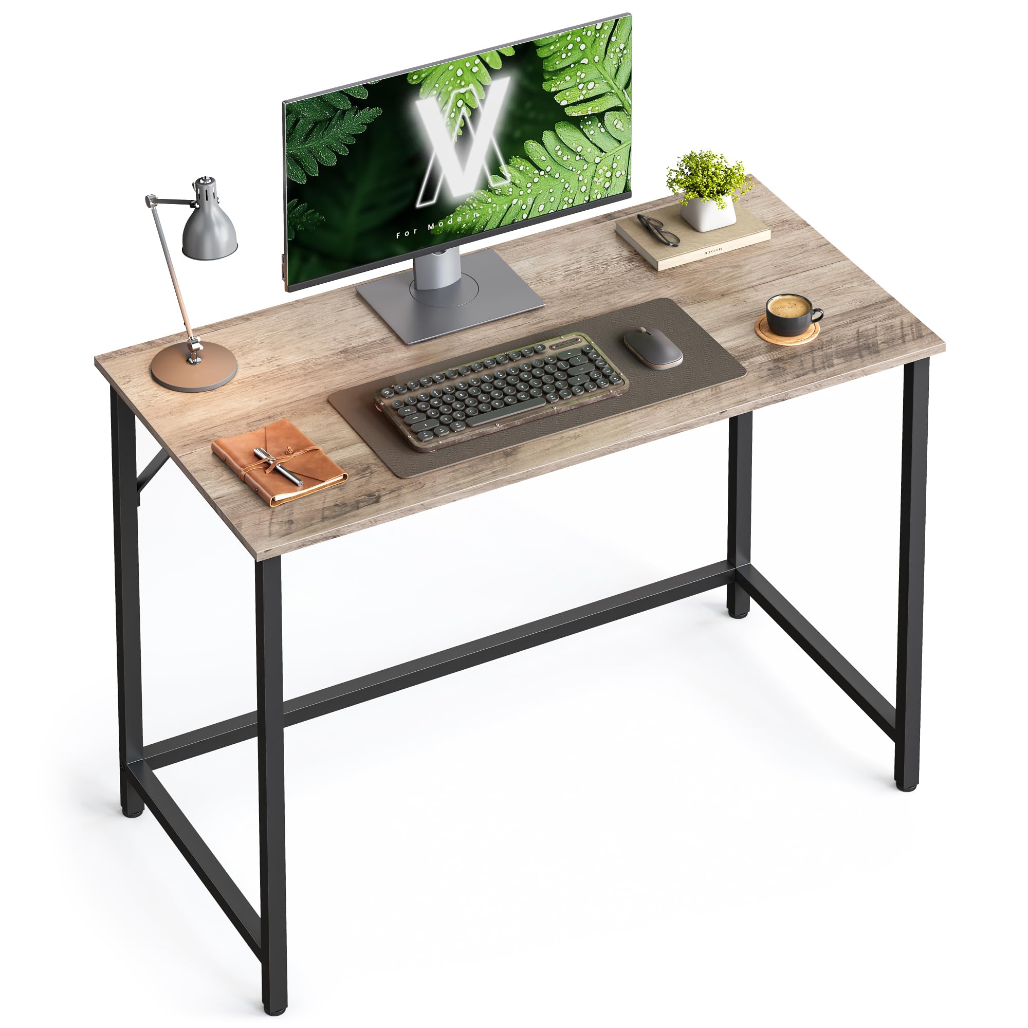 Amazon.com: VASAGLE Computer Desk, Gaming Desk, Home Office Desk, for ...