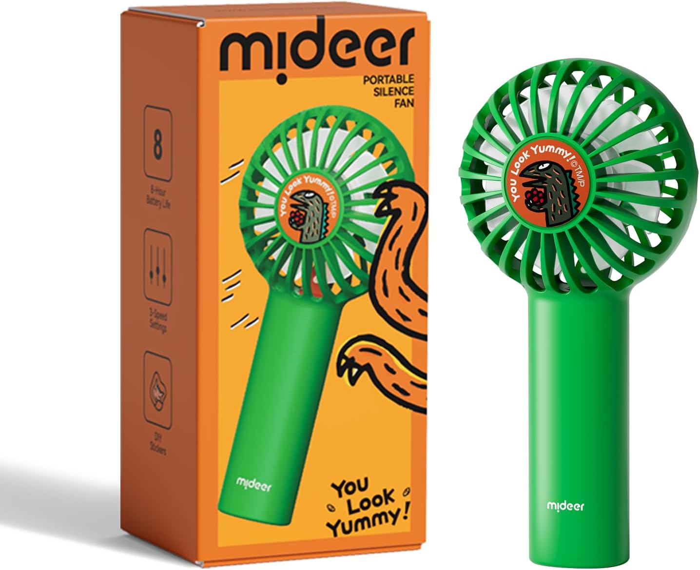 Amazon.com: MiDeer Mini Portable Fan, 3 Speed Powerful Handheld Fan ...