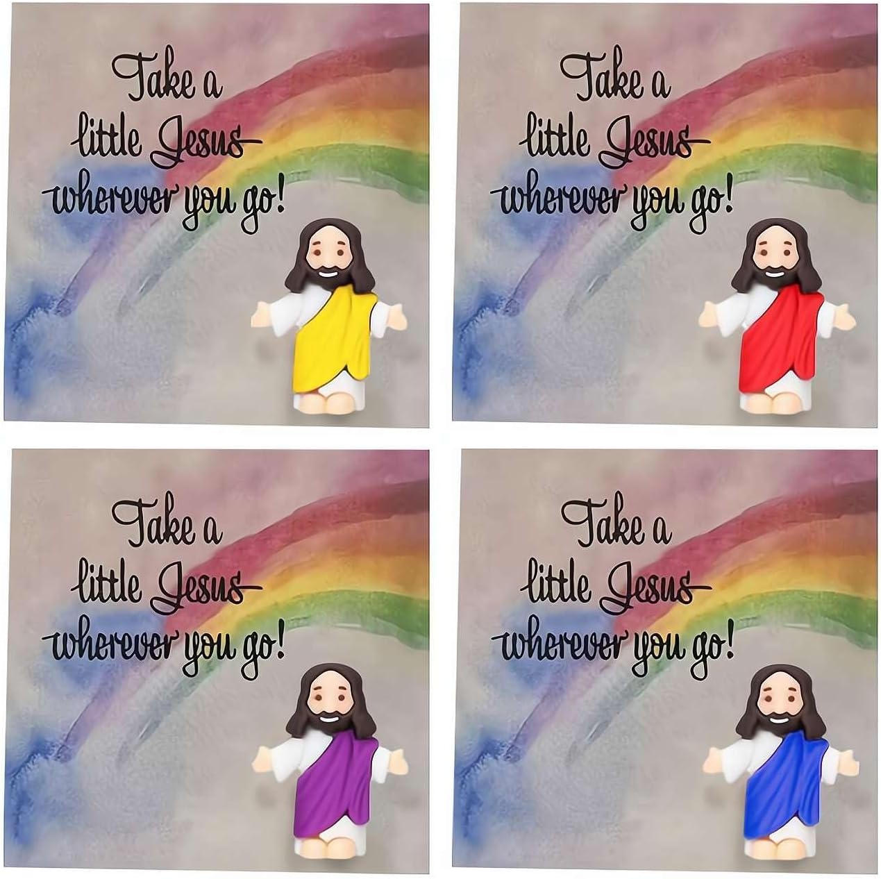 Amazon.com: Tiny Jesus Figures Bulk,5/10/50Pack Mini Jesus Figurine ...