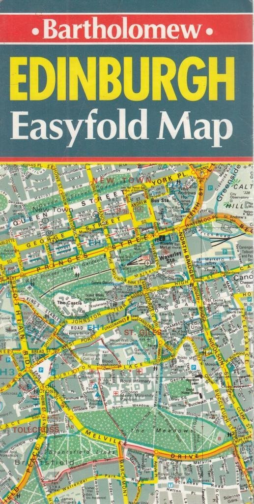 Amazon | Edinburgh Easyfold Map | Cottingham, Mike | World