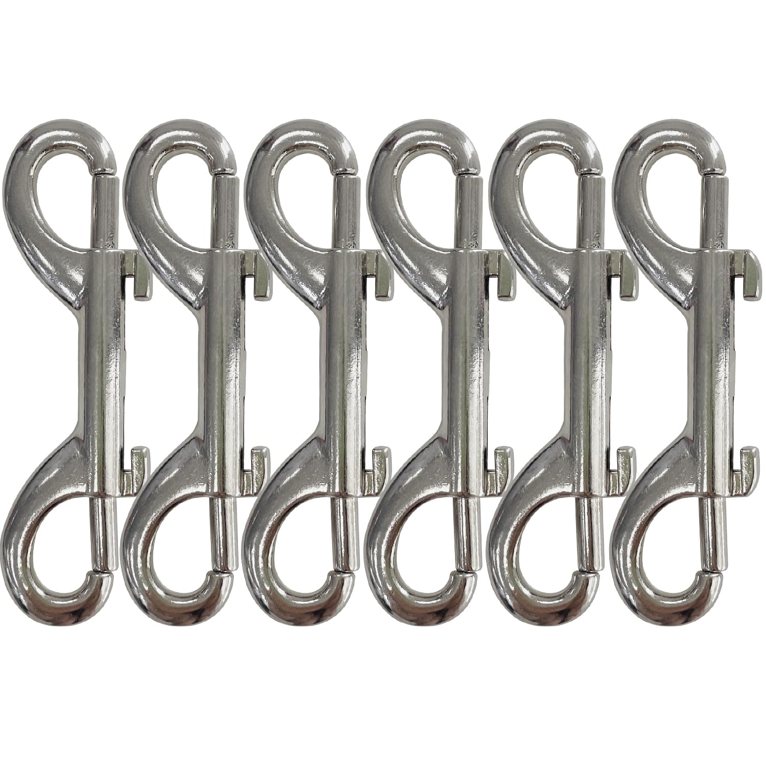 Amazon.com: Sutekus Bolt Snaps Double Ended Hooks 3.5" Zinc Alloy ...