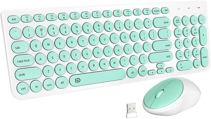 Amazon.com: FD Wireless Keyboard and Mouse Combo - 2.4GHz USB Cordless ...