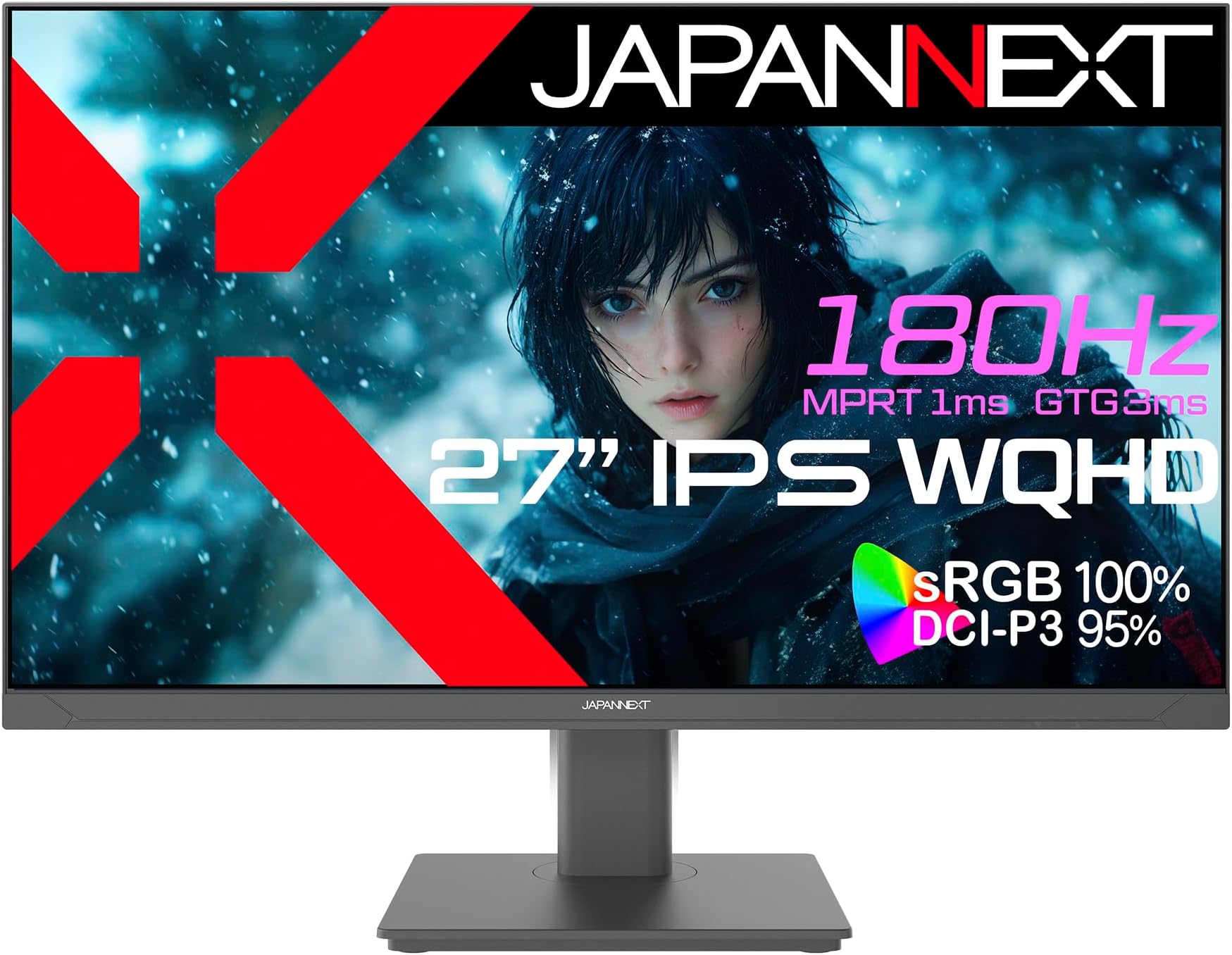 Amazon.co.jp: TITAN ARMY 27インチ ゲーミングモニター 27G2R FASTIPS WQHD 180Hz 1ms ...