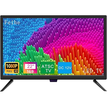 Amazon.com: Feihe 22 Inch TV, FHD LED Flat Screen TV 1920 x 1080p IPS ...