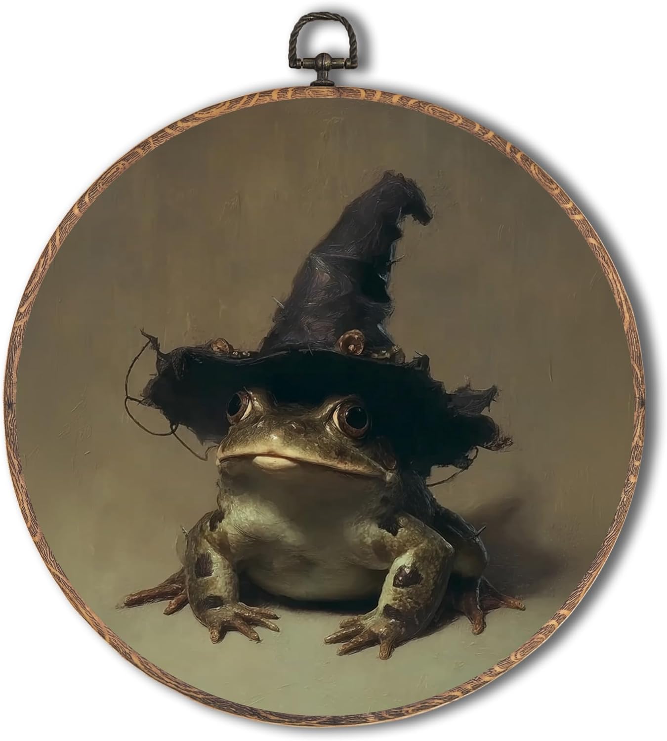 Amazon.com: Yorhifa Gothic Witchy Frog Framed Wall Art, Dark Academia ...