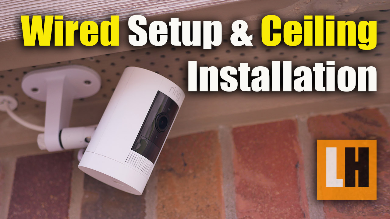 Watch Ring Stick Up Cam Wired & Ceiling Installation Tips on Amazon Live