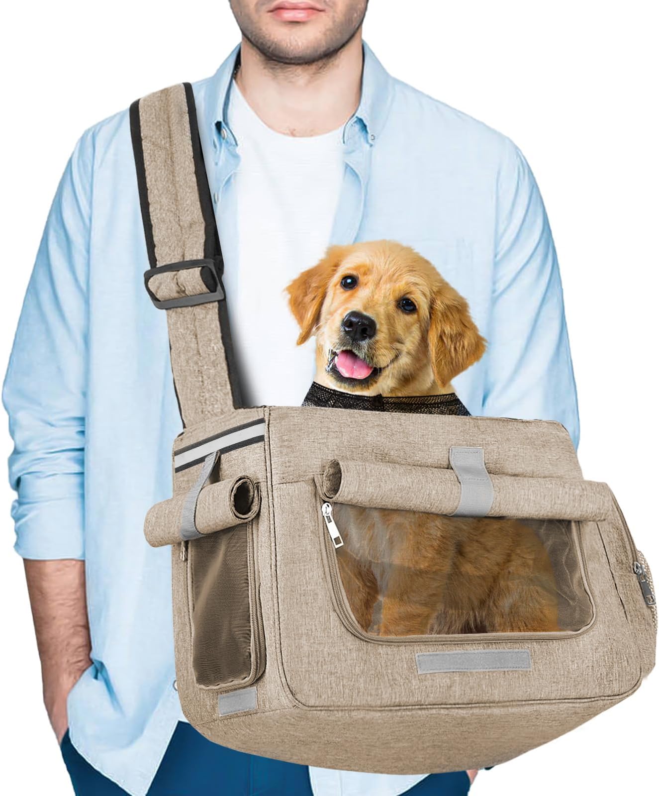 Amazon.com : Tarovvoo Dog Sling Carrier- Dog Carrier for Medium Dogs ...