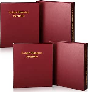 Amazon.com : ReliThick Estate Planning Portfolio 3 Ring Binders with ...