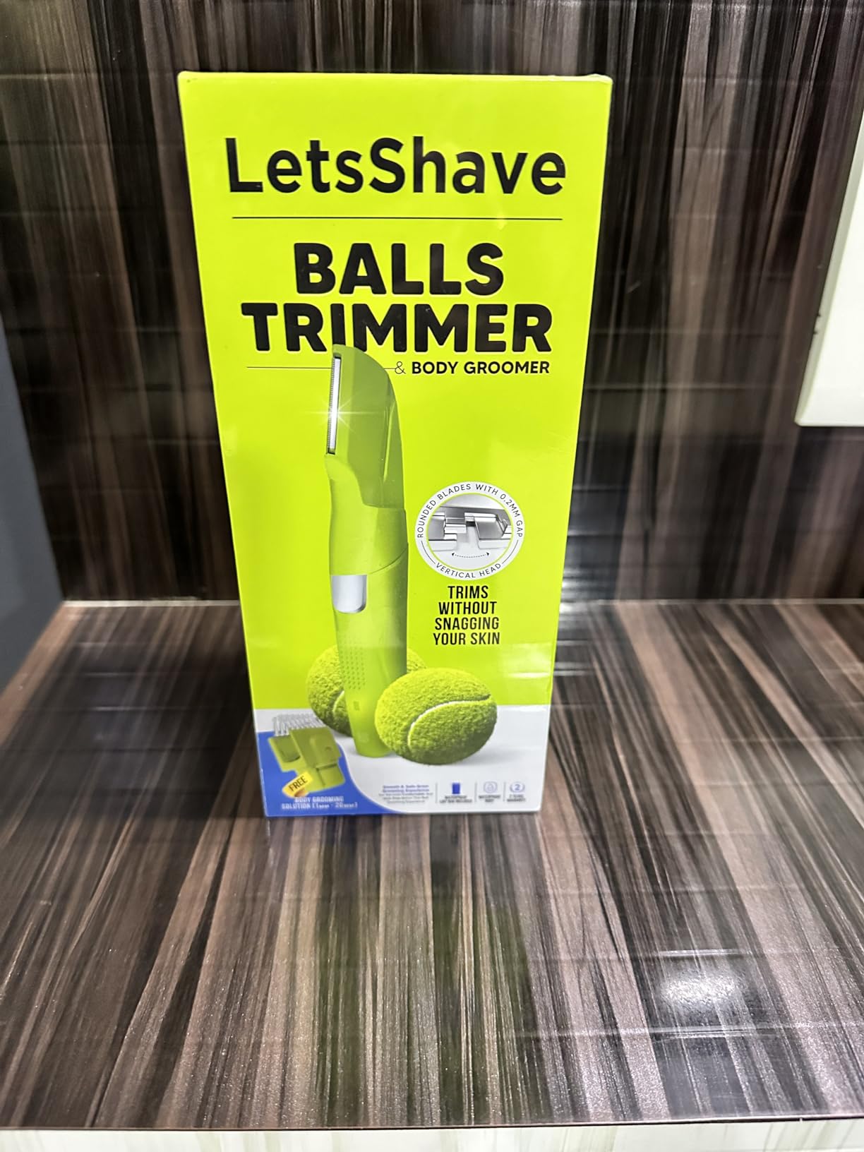 LetsShave Battery Powered Trimmer for Men Private Parts, Skin Safe 'R ...
