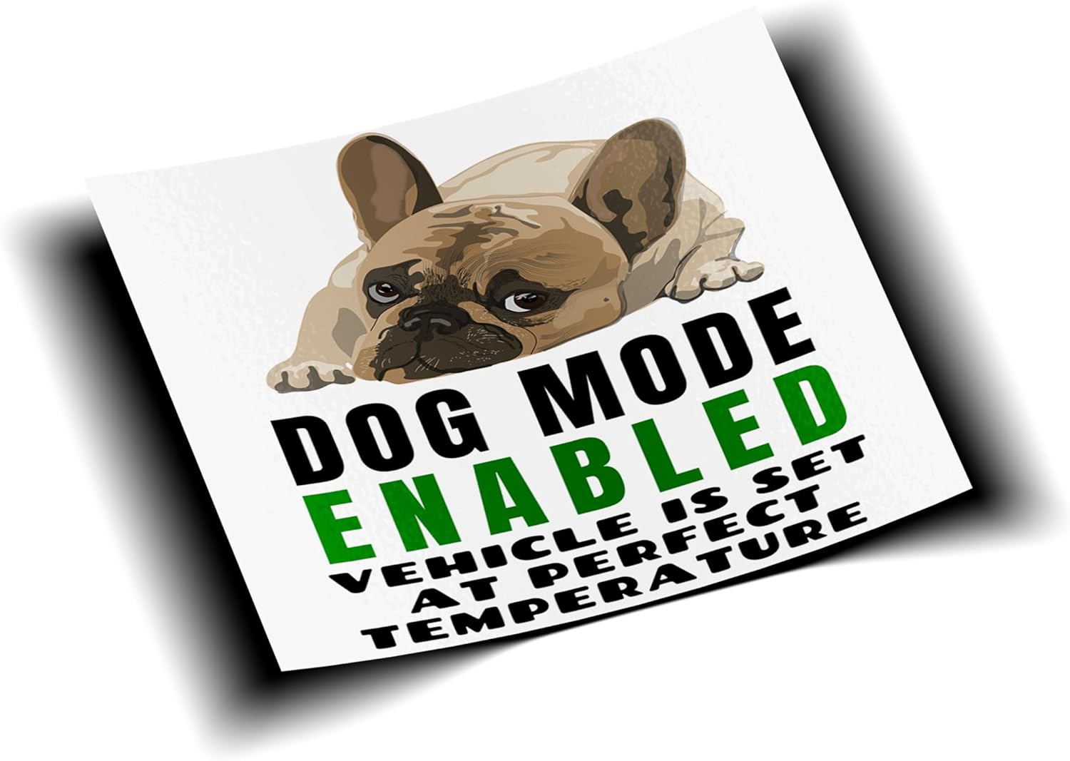 Amazon.com - Dog Mode Enabled 4" Pet Safety Window Sticker Decal Fits ...