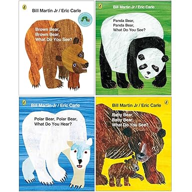 Brown Bear and Friends Series 4 Books Collection Set By Mr Bill Martin ...