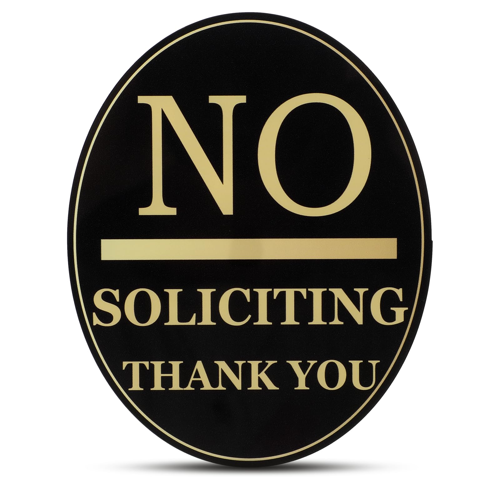 Amazon.com : ZEYIYER No Soliciting Sticker,No Soliciting Sign for Front ...