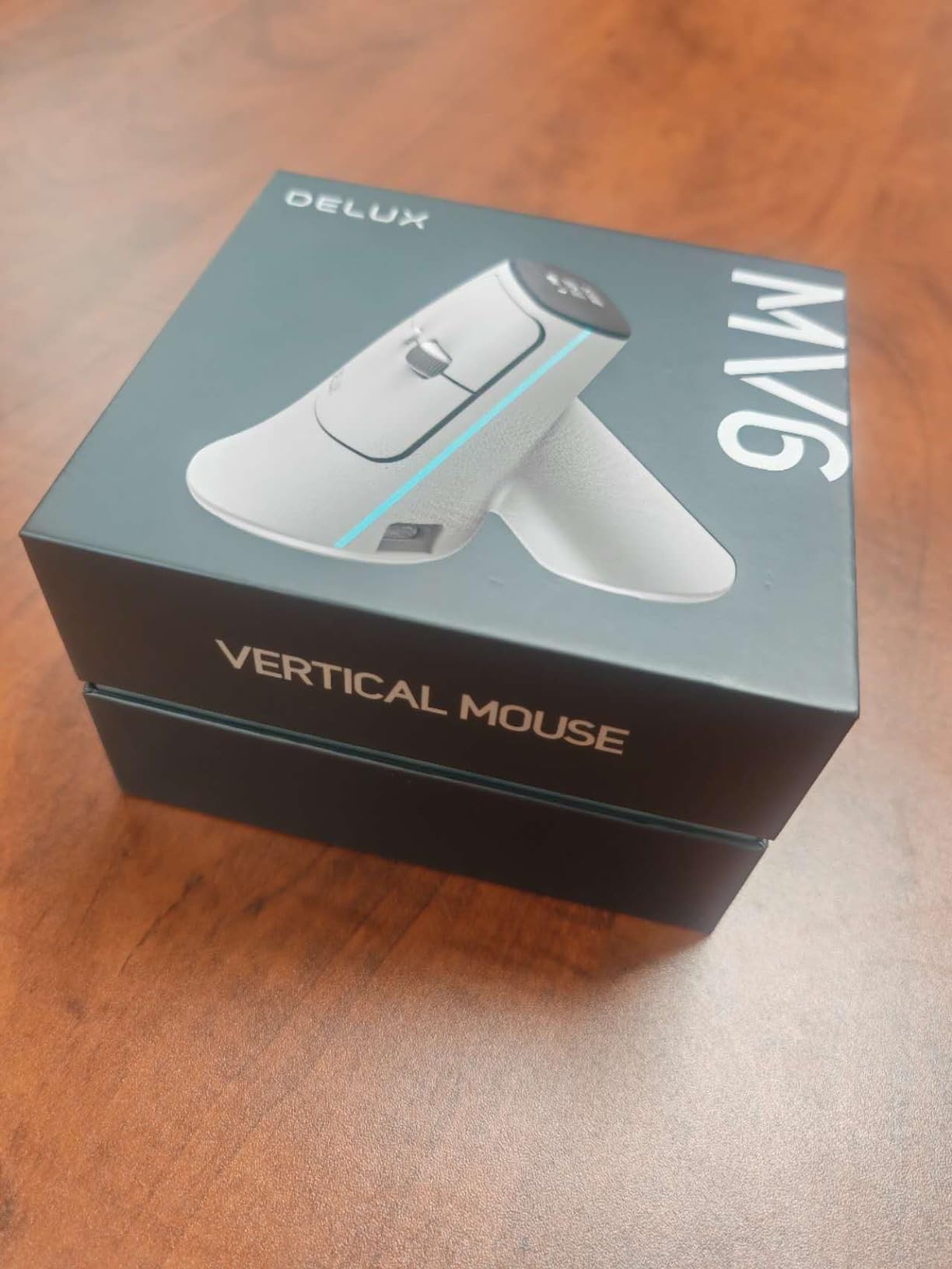 Delux MV6DB Ergonomic Bluetooth Mouse, Wireless Vertical Mouse with ...