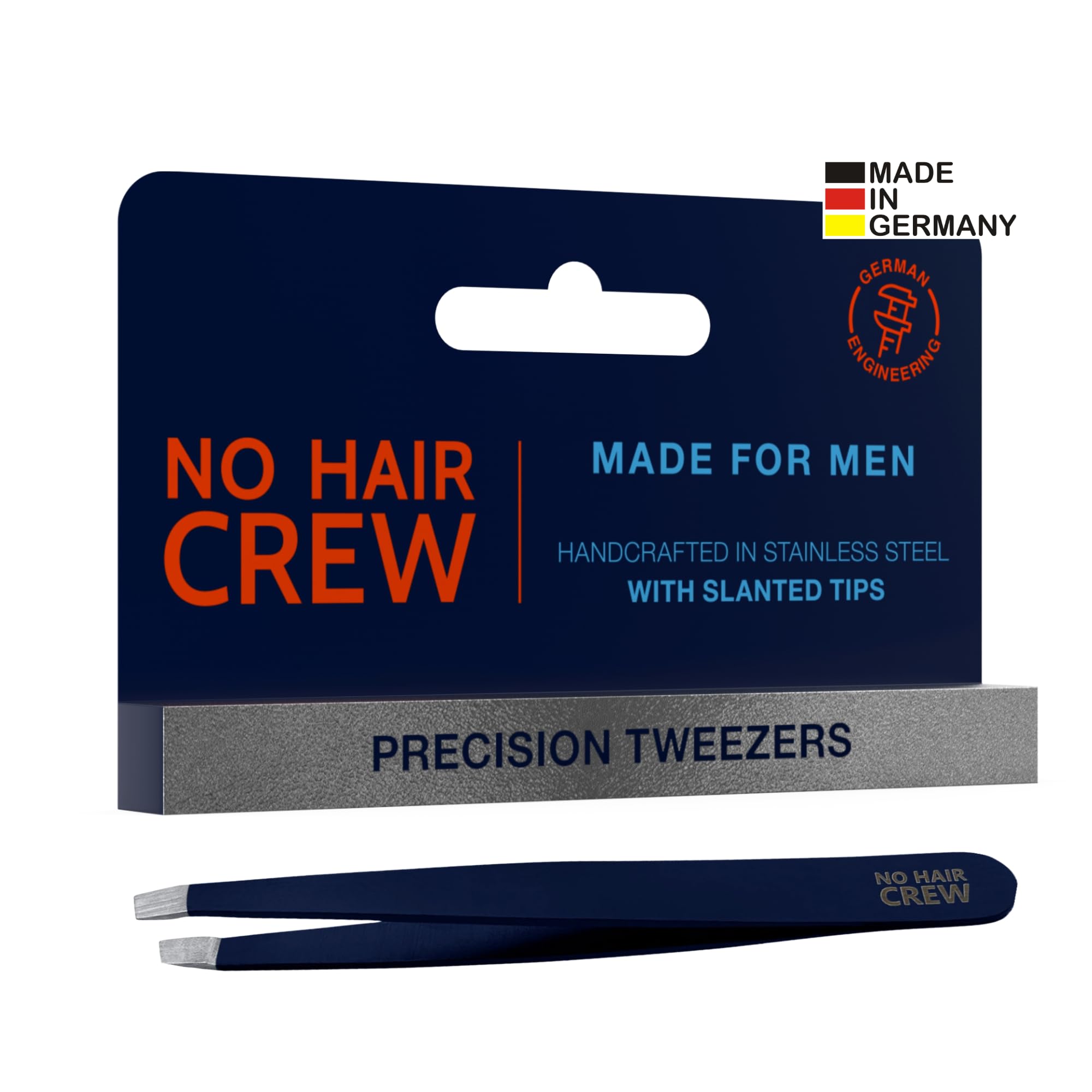 NO HAIR CREW Precision Tweezers for men - Handcrafted in Germany, made ...