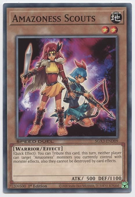 Amazon.com: Amazoness Scouts - SGX3-END09 - Common - 1st Edition : Toys ...