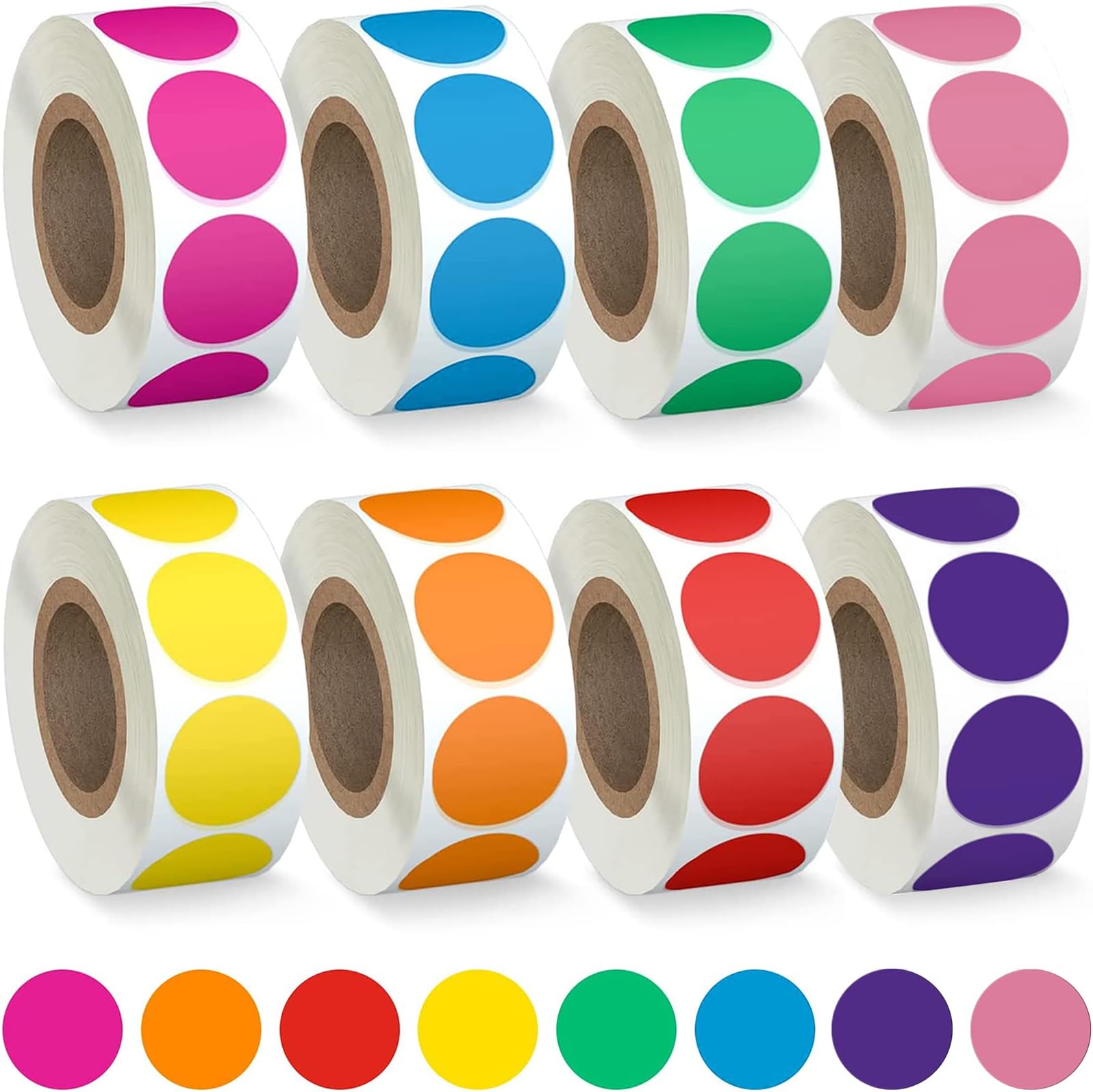 Amazon.com : Kenco 2" Circle Inventory Control Stickers for Shipping ...