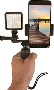 Amazon.com: OCTO MOUNT Dual Device with LED Light Hand-Held Stabilizer ...