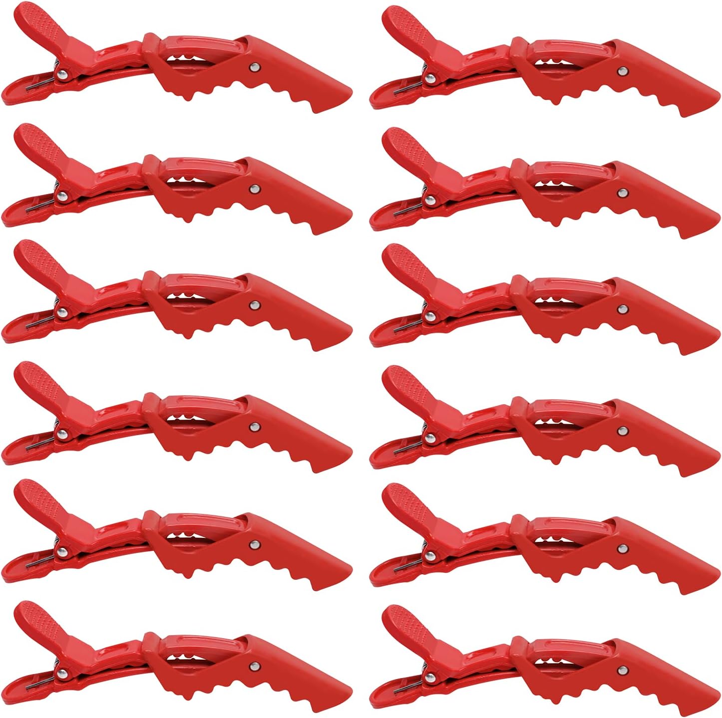 Ancoo 12 Pcs Crocodile Hair Clip, Hairdressing Positioning Hair Clip ...