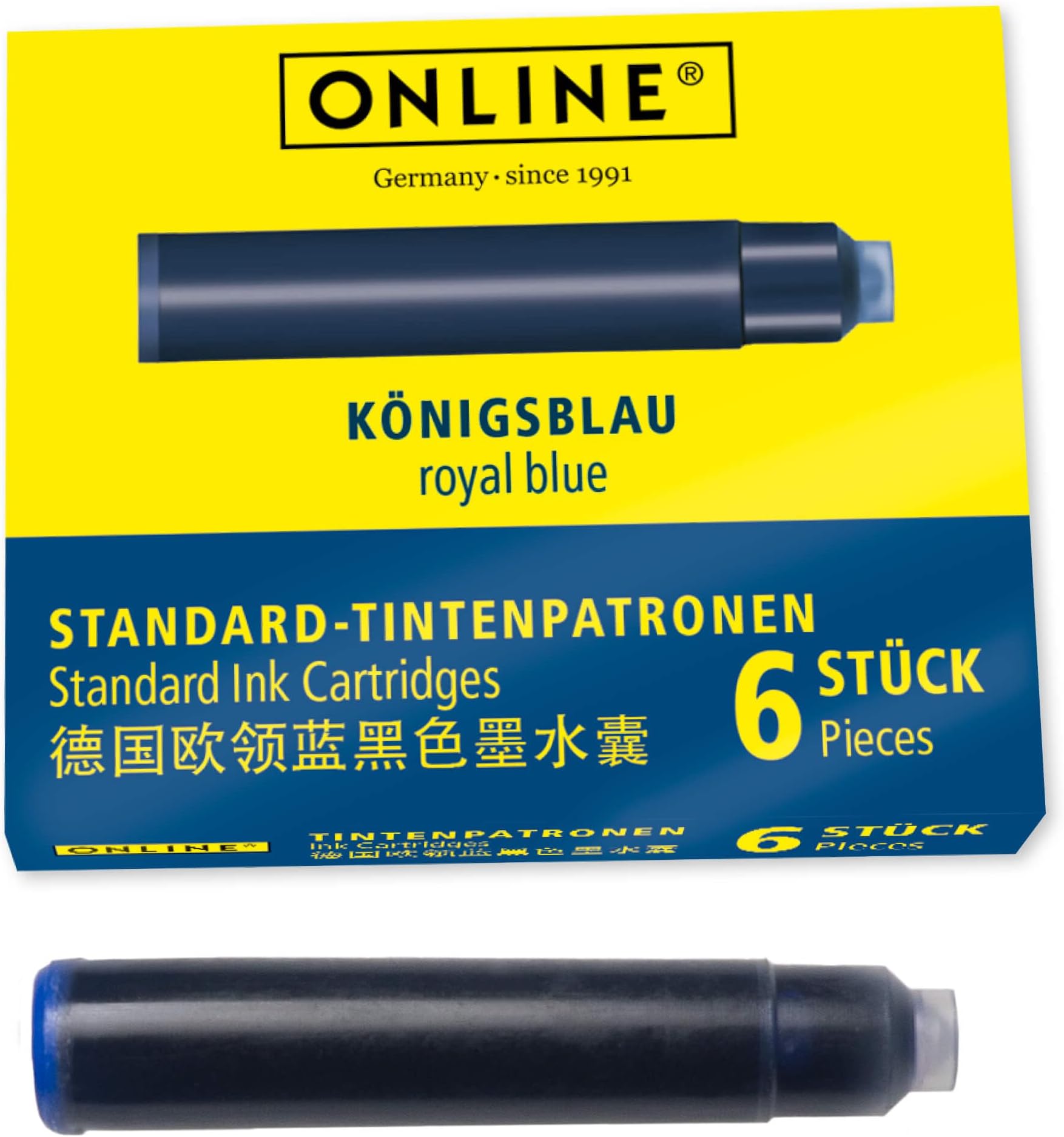 LAMY T10 2er Set Tintenpatronen mit großem Tintenvorrat - geeignet für ...