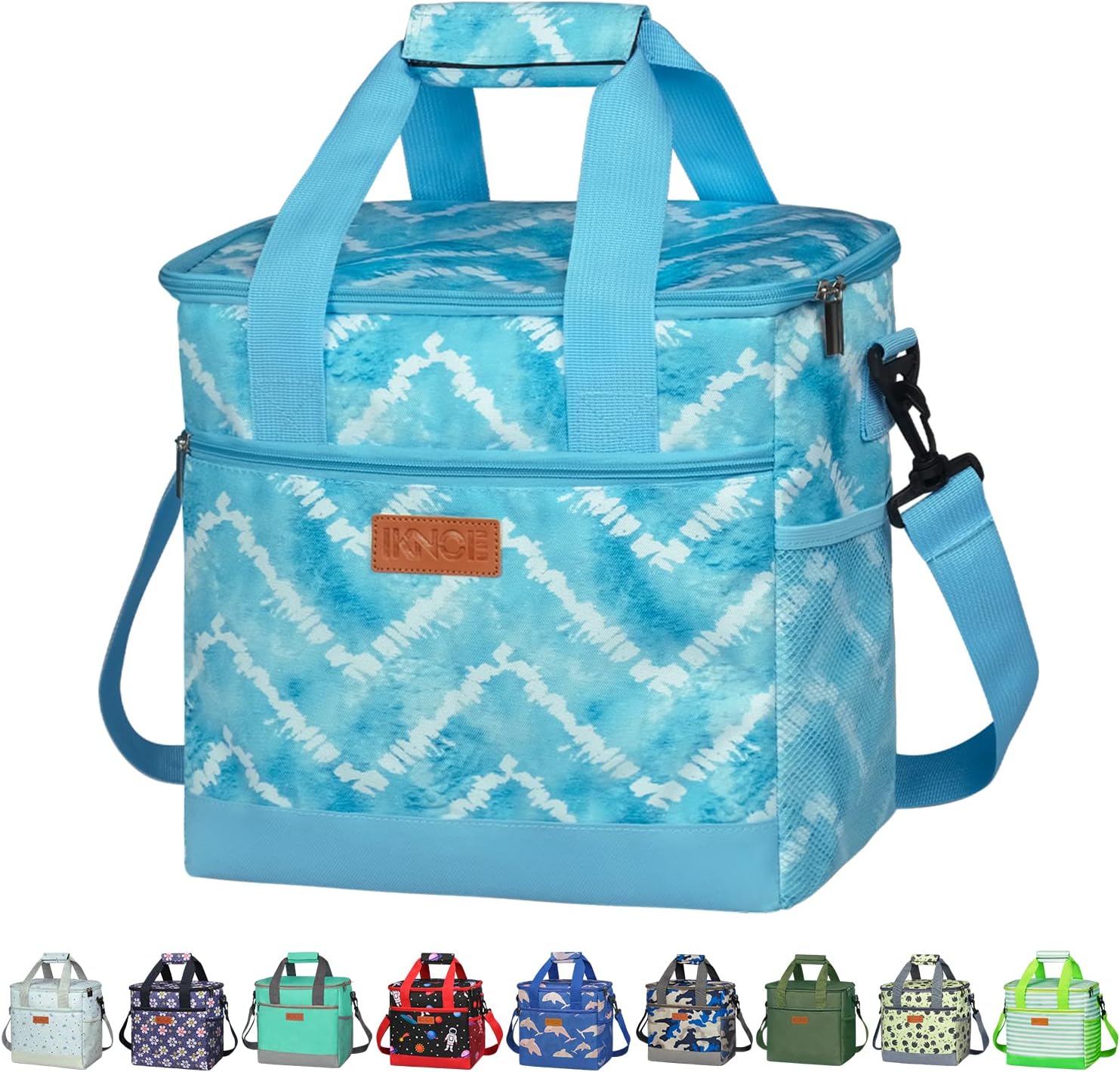 Amazon.com: Iknoe Large Cooler Bag Collapsible, Insulated Bags ...