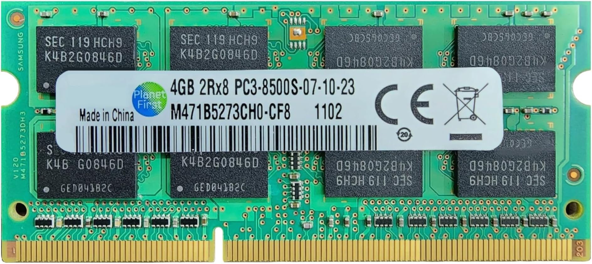Amazon.in: Buy Samsung ram memory 4GB DDR3 PC3-12800,1600MHz for 2012 ...