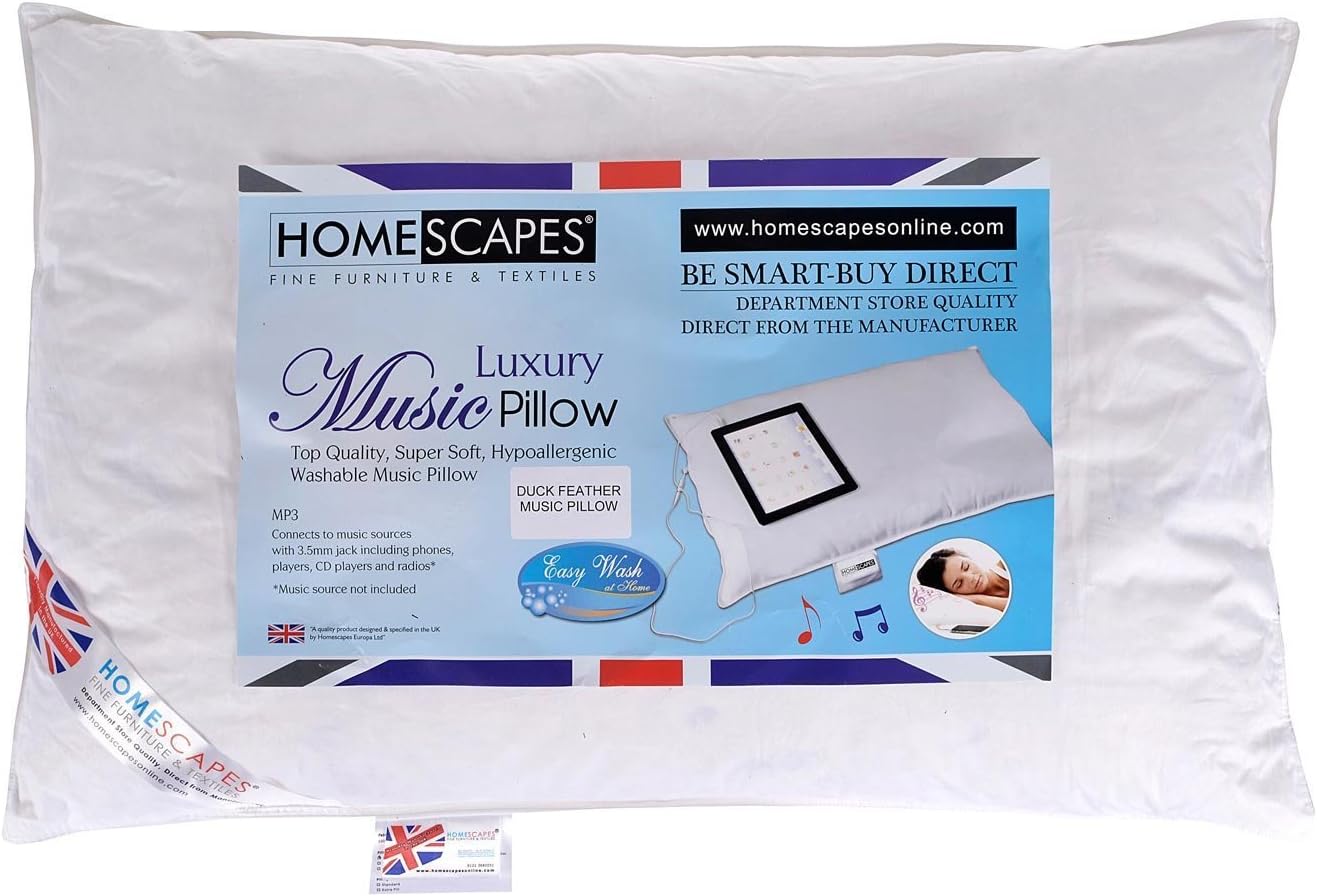 Soundasleep Speaker Pillow - Music Pillow with Built in Speaker ...