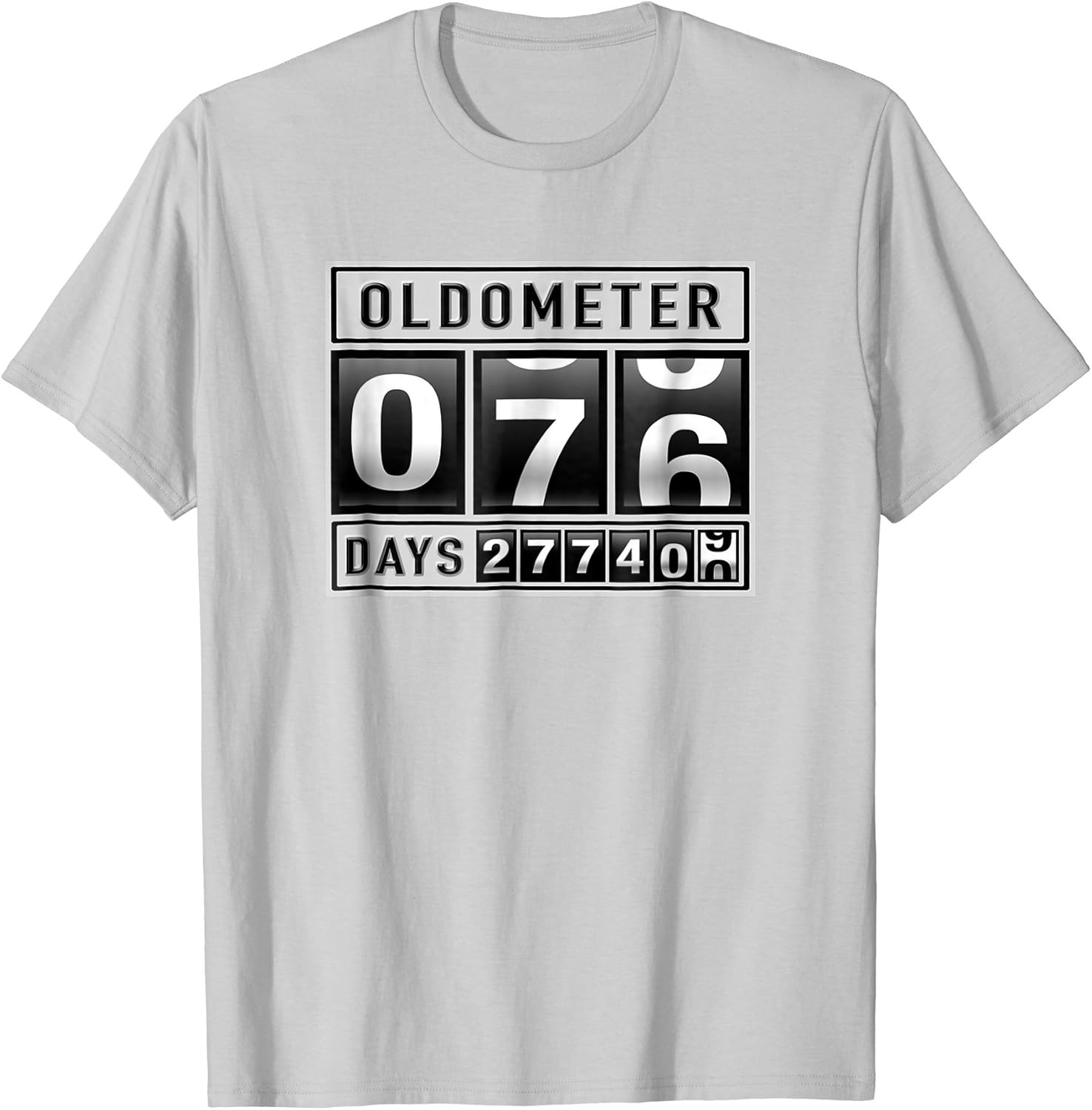 Amazon.com: OLDOMETER 76 Years Old T-Shirt Made In 1943 76th Birthday ...
