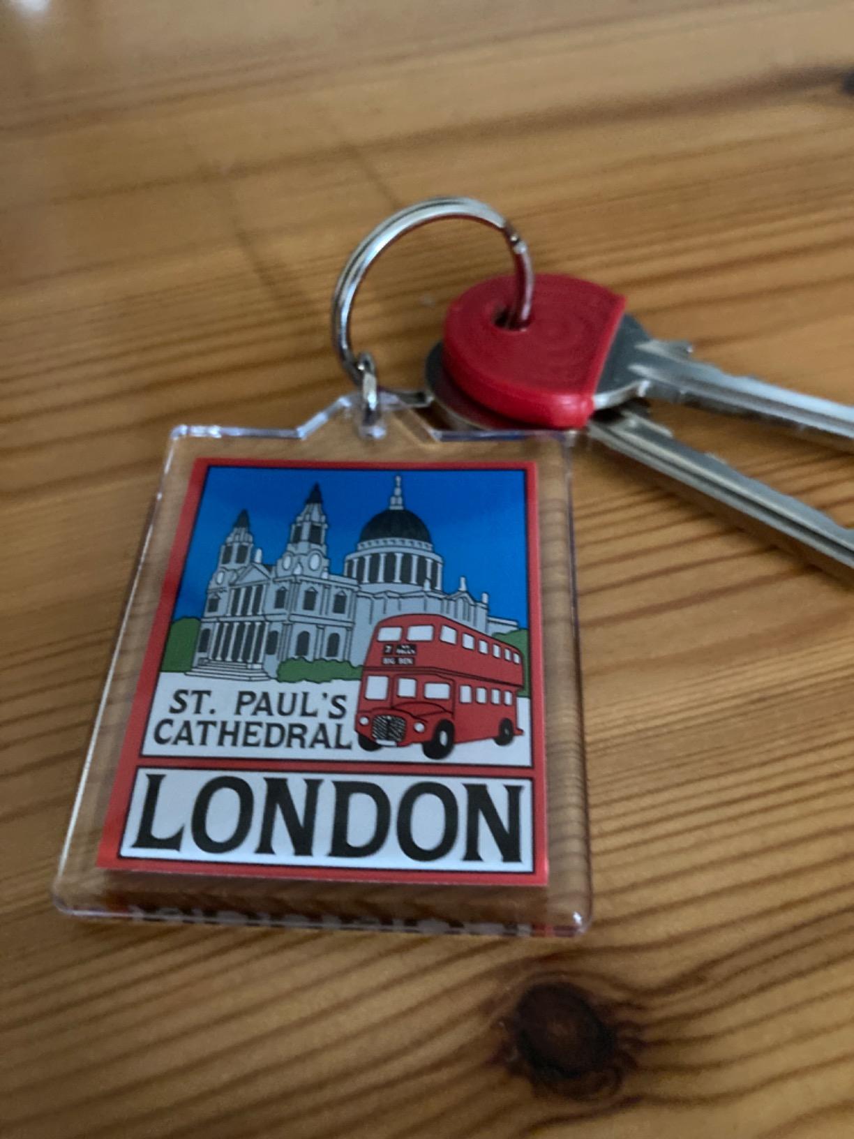 Saint Paul's England, Key Ring, Keyring, Souvenir Route Master Red ...